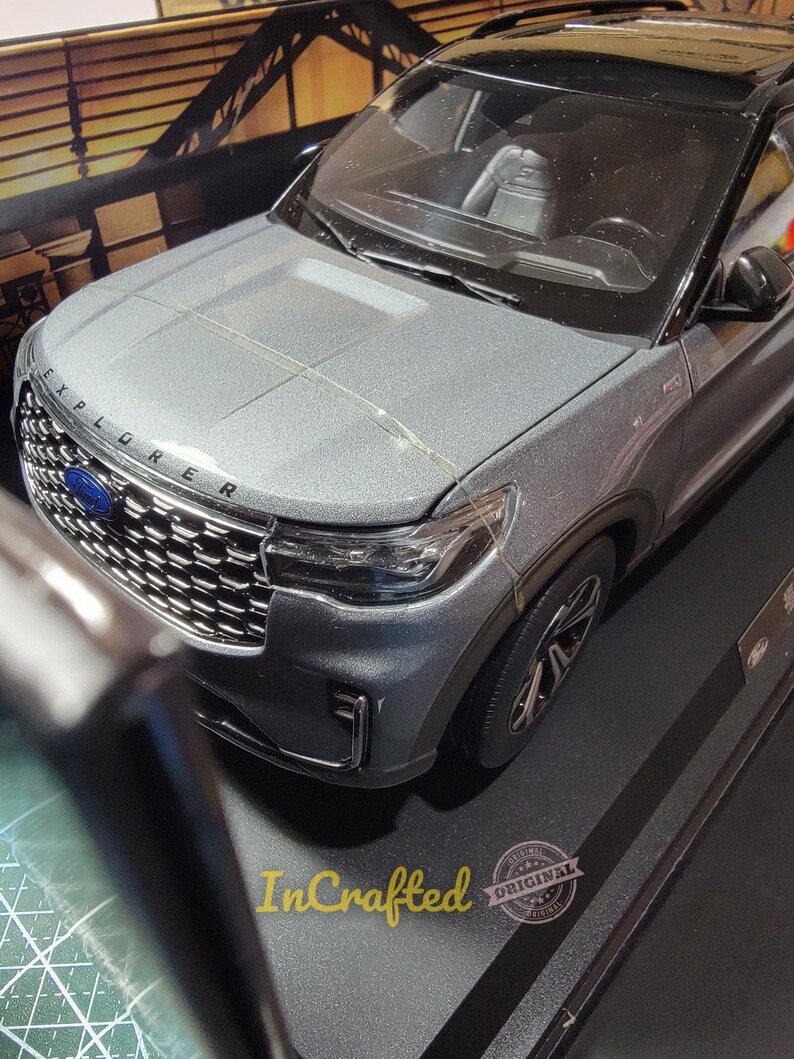 1:18 Scale Ford Explorer 2023 Gray off Road Diecast Model SUV Car New ...