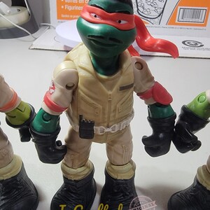 Rare Teenage Mutant Ninja Turtles Tmnt Ghostbusters 6.5" Four Used ...