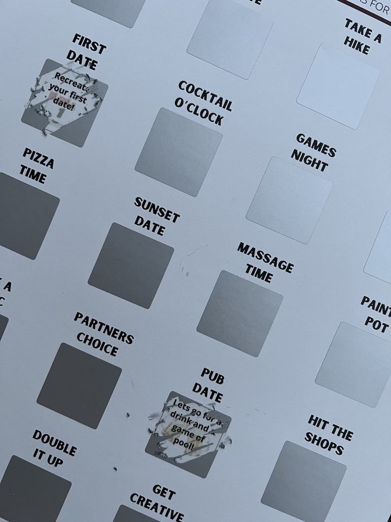 The Date Night Scratch Poster, Couples, Date Ideas, Couple Challenge ...