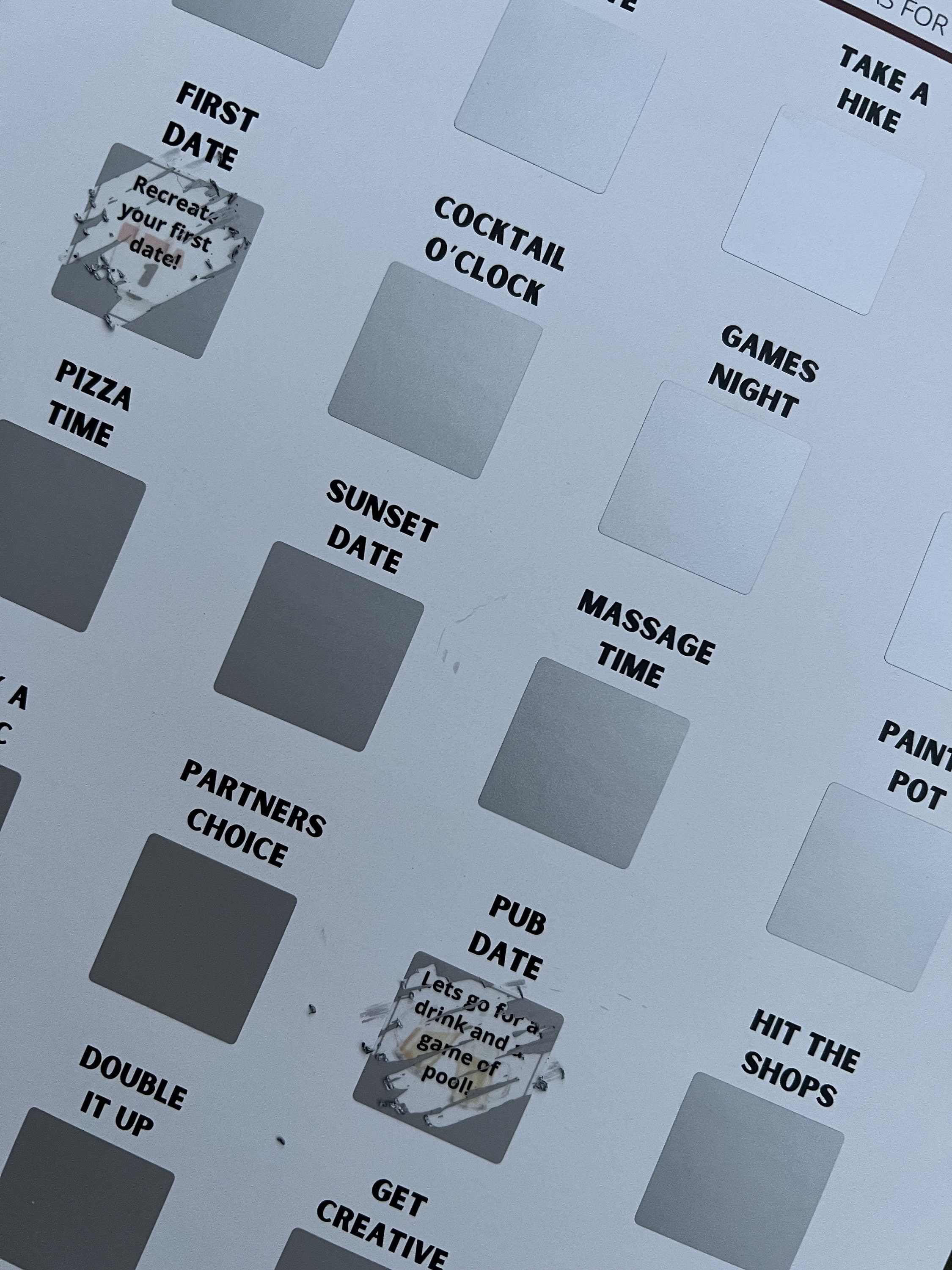 The Date Night Scratch Poster, Couples, Date Ideas, Couple Challenge ...