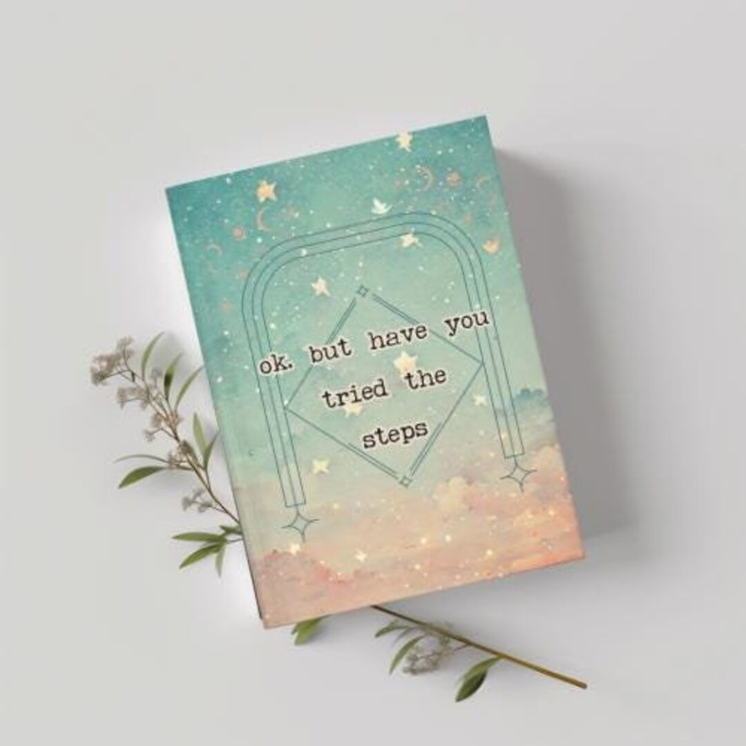 Step Work Journal, 12 Step Recovery, Sobriety Gift, Hardbound Book, AA ...