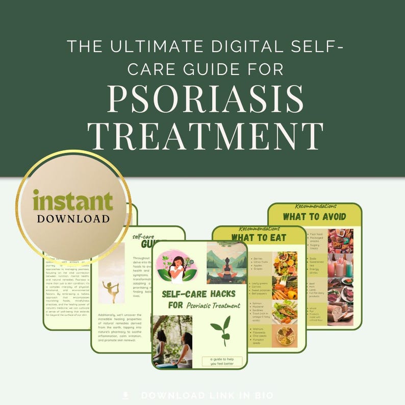 The Ultimate Digital Self-care Guide for Psoriasis Treatment - Etsy