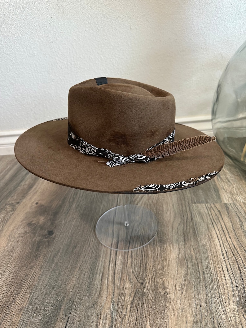 Handmade Custom Wide Brim Hats / Cowboy Hats / Cowgirl Hats - Etsy
