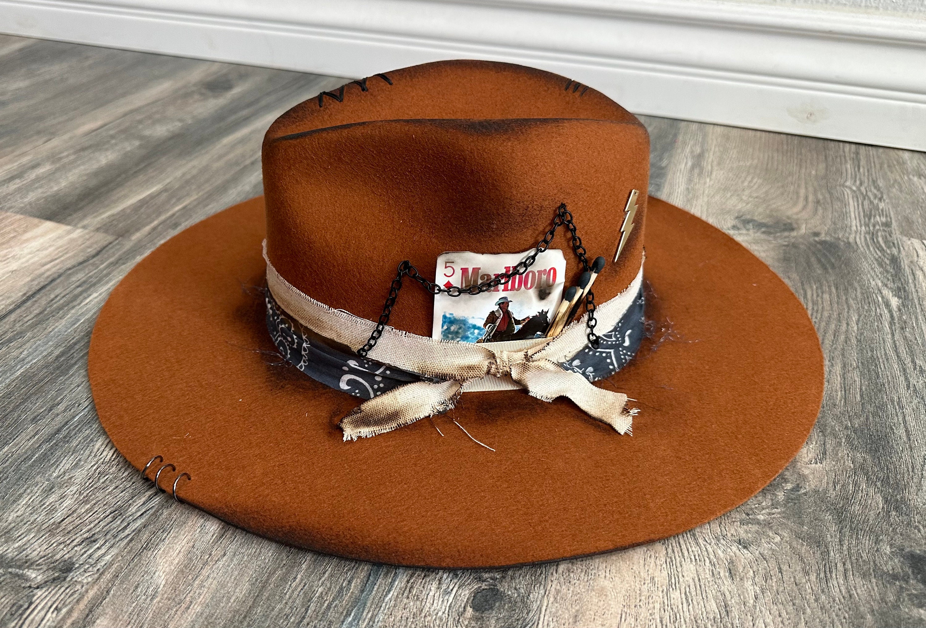 Handmade Custom Wide Brim Hats / Cowboy Hats / Cowgirl Hats - Etsy