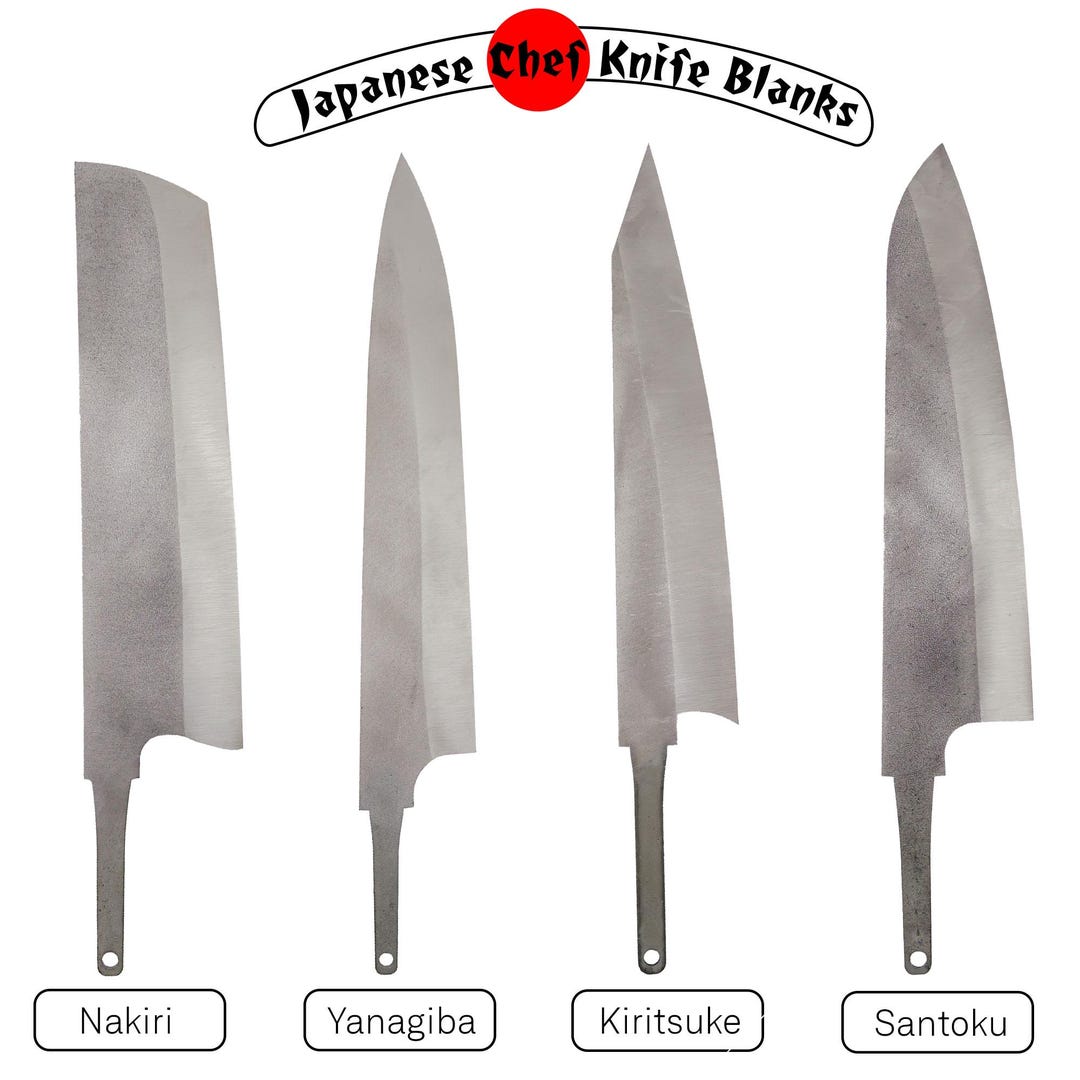 Japanese Chef Knife Blade Blanks - N690 Steel Stainless Steel Knife ...