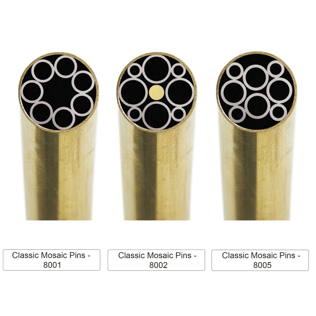 CLASSIC MOSAIC PINS - 1/4in Diameter (6mm) - 4" Length (100) - Mosaic ...