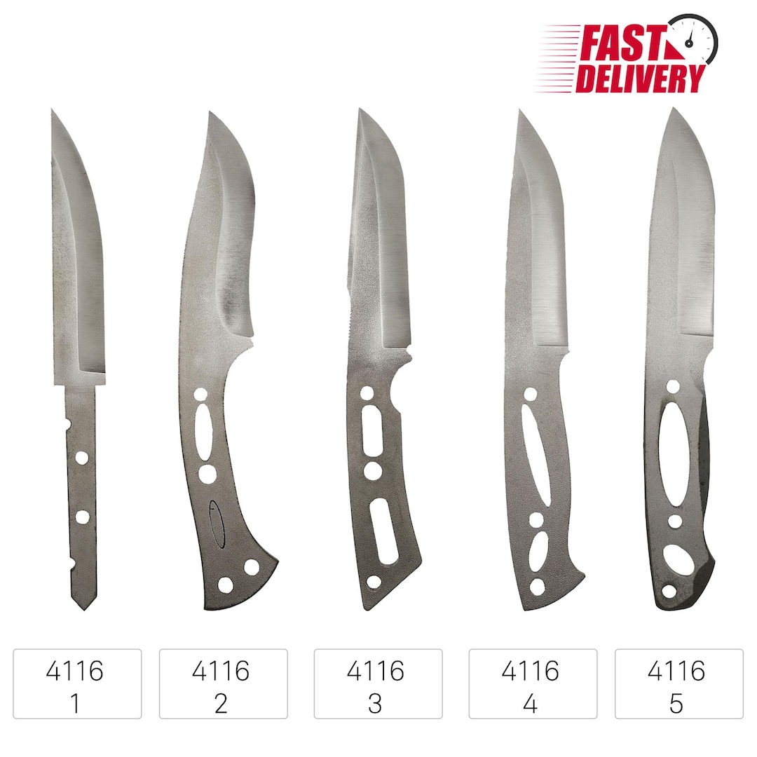 4116 Stainless Steel Knife Blade Blanks for Bushcraft, Hunting, Survival Knives - Etsy