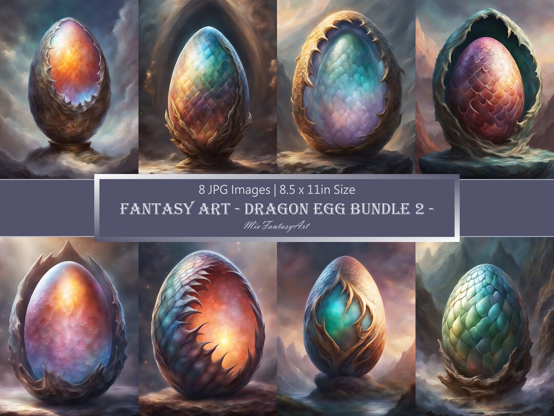 Fantasy Art Dragon Egg Bundle 2, Dragon Egg Wallpaper Printable ...