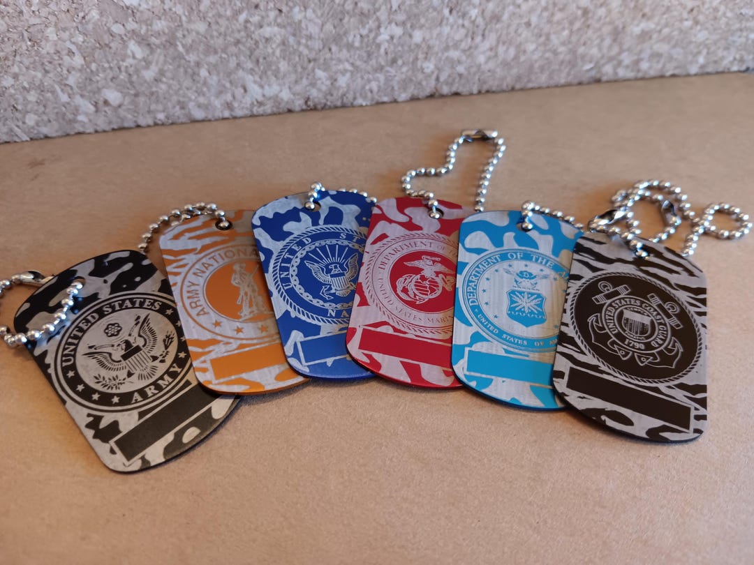 Personalized Military-inspired Dog Tags - Etsy