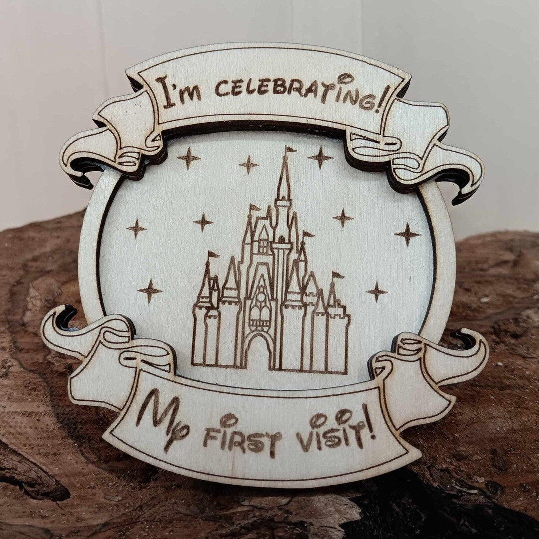 Celebration Badge- Kingdom of Magic Theme Park Pin - Etsy