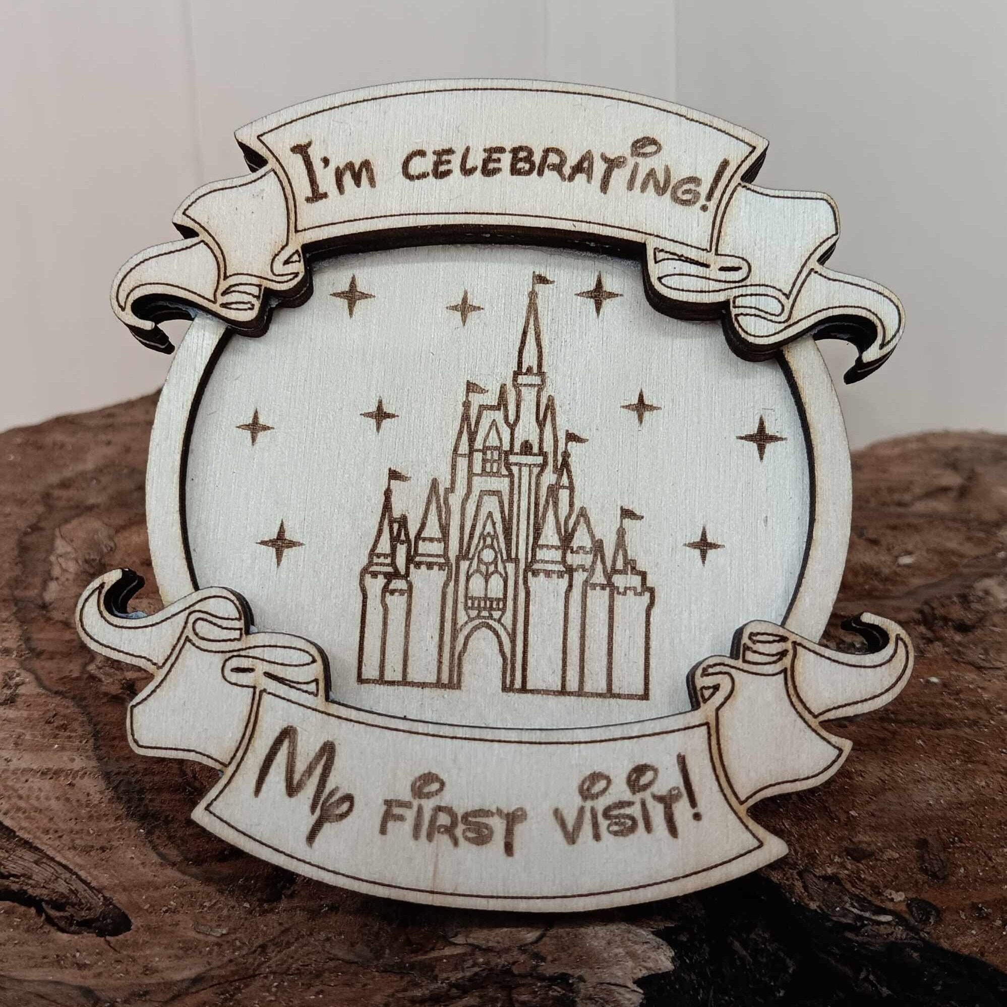 Celebration Badge Kingdom of Magic Theme Park Pin - Etsy