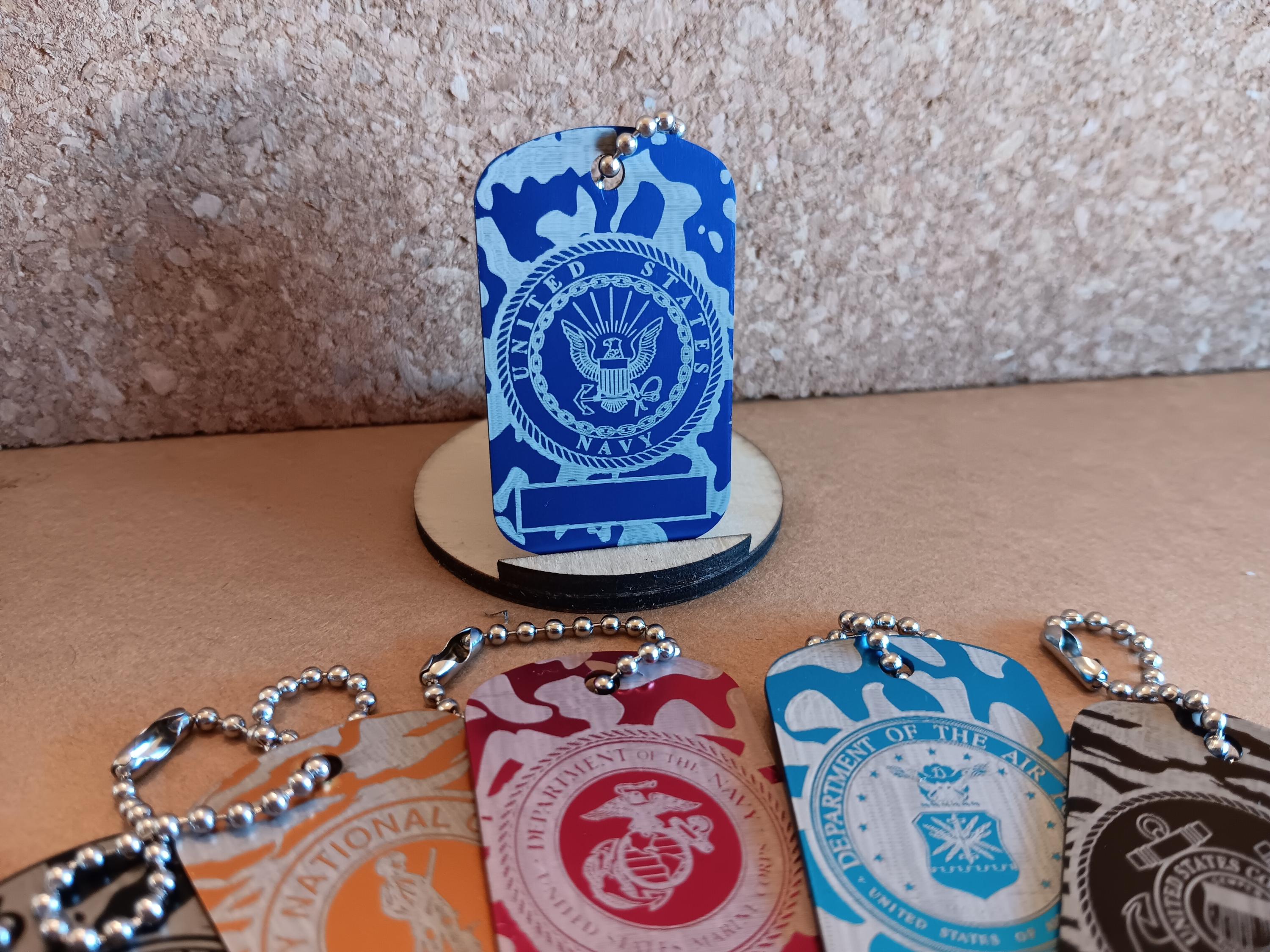 Personalized Military-inspired Dog Tags - Etsy