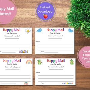 Teacher Mail, Happy Mail, Note From the Teacher, Teacher Report ...