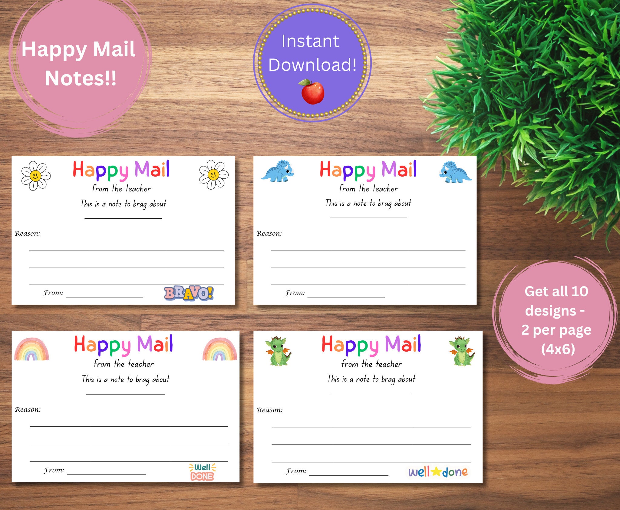 Teacher Mail, Happy Mail, Note From the Teacher, Teacher Report ...