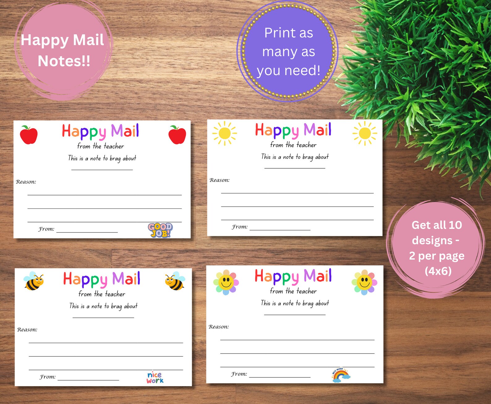 Teacher Mail, Happy Mail, Note From the Teacher, Teacher Report ...