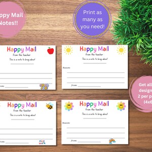 Teacher Mail, Happy Mail, Note From the Teacher, Teacher Report ...