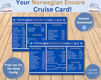 Cruise Line Deck Cards | Bundle | Fish Extender Gift | Cruise Fish ...