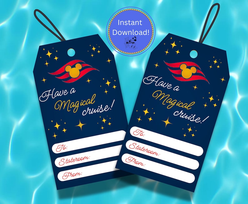 Cruise Fish Extender, Pixie Dust Gift Tag, Digital Download, Have a ...