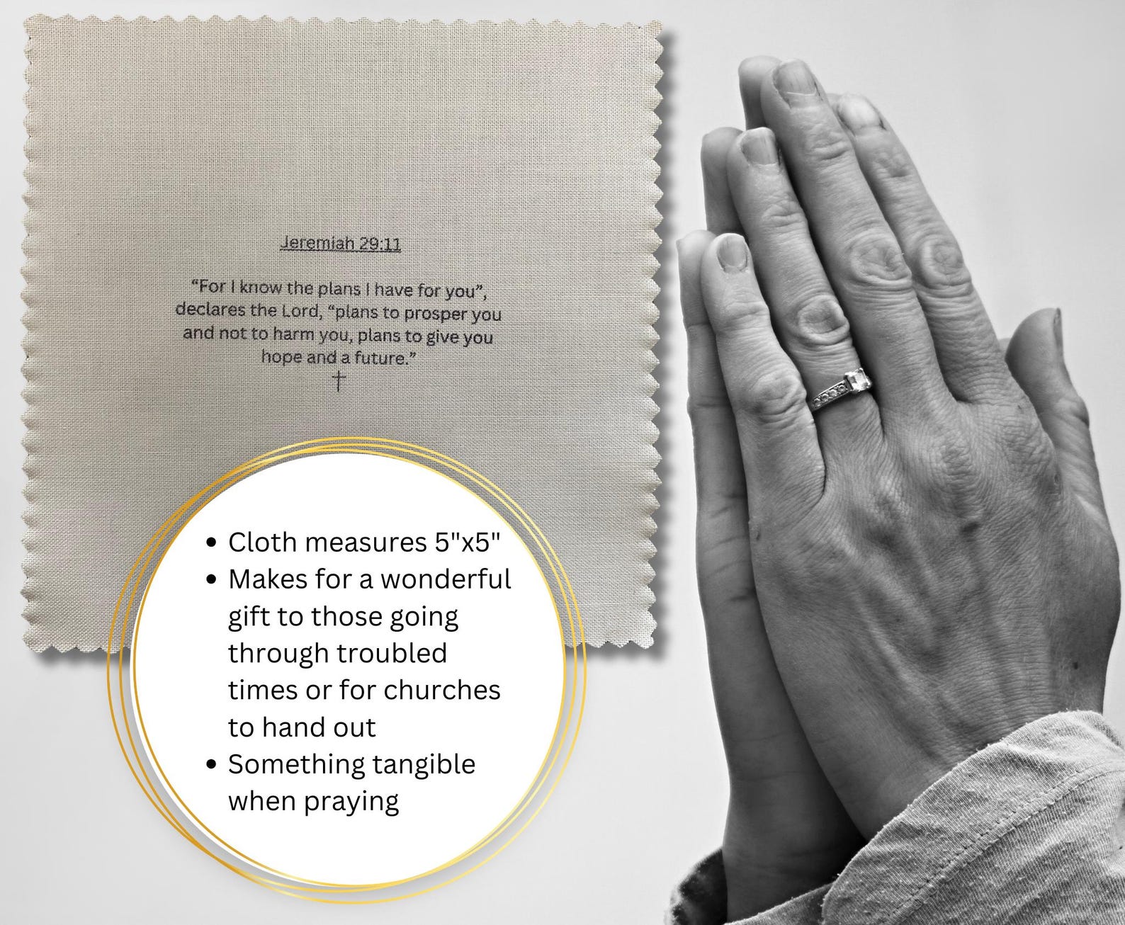 Prayer Cloth, Simple, Minimalist, Christian Gift, Mini Quilt, Mini ...