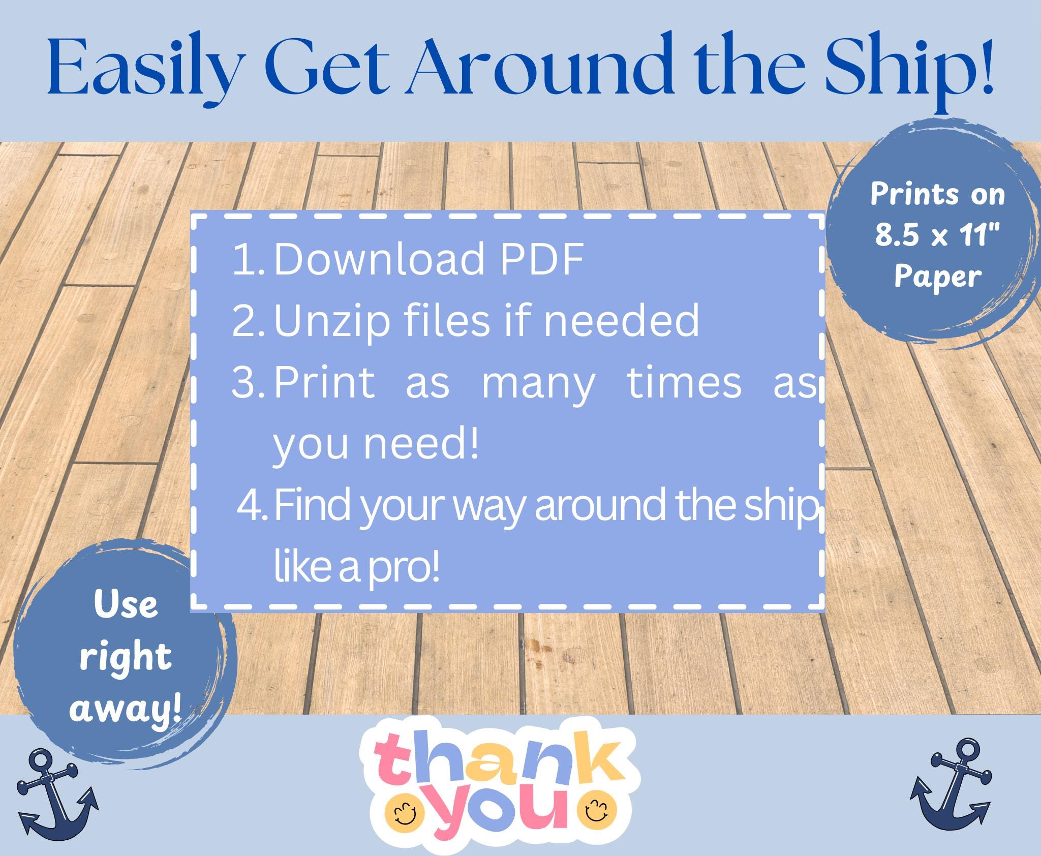 Cruise Line Deck Cards | Bundle | Fish Extender Gift | Cruise Fish ...