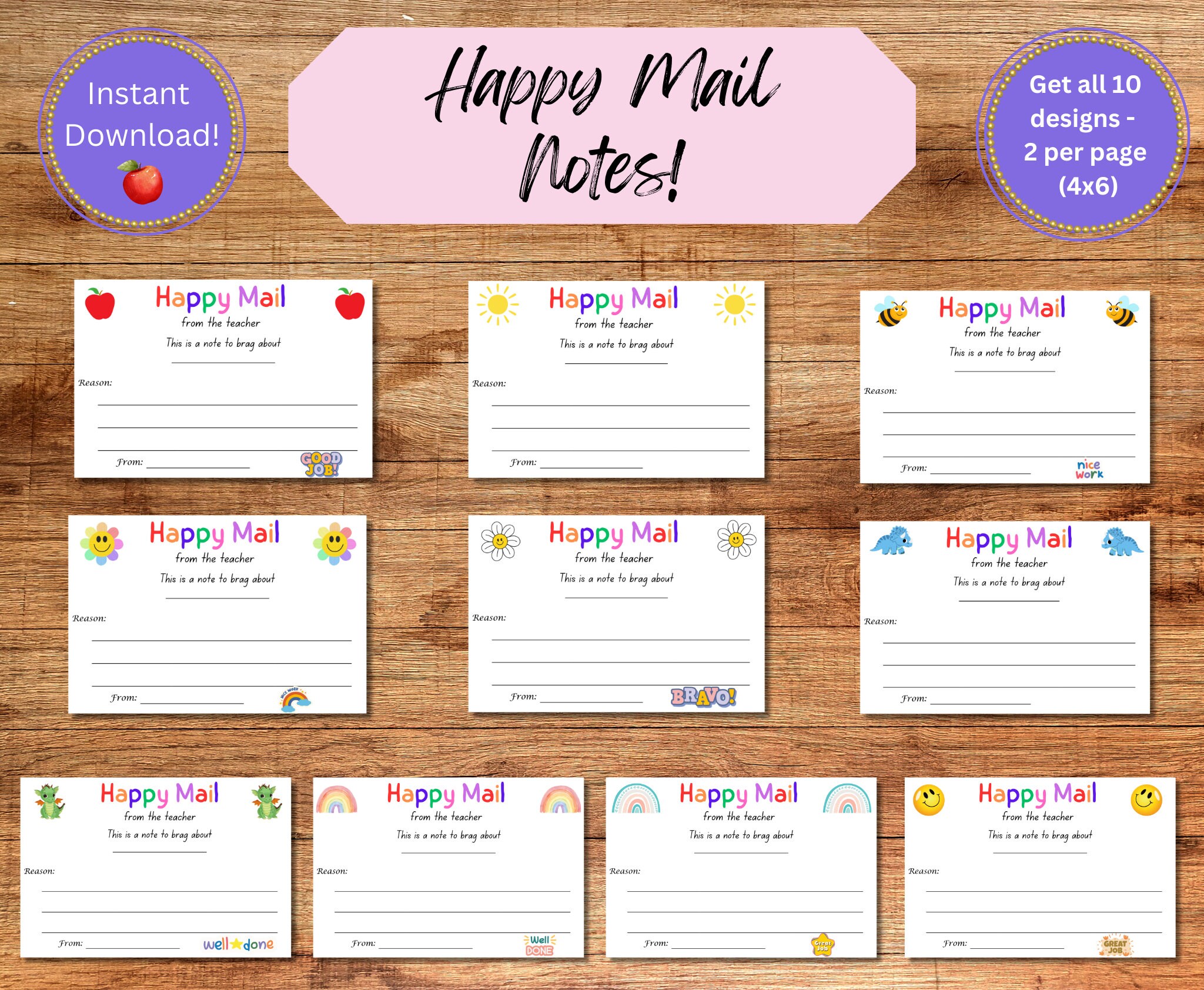 Teacher Mail, Happy Mail, Note From the Teacher, Teacher Report ...