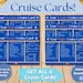 Cruise Line Deck Cards | Bundle | Fish Extender Gift | Cruise Fish ...