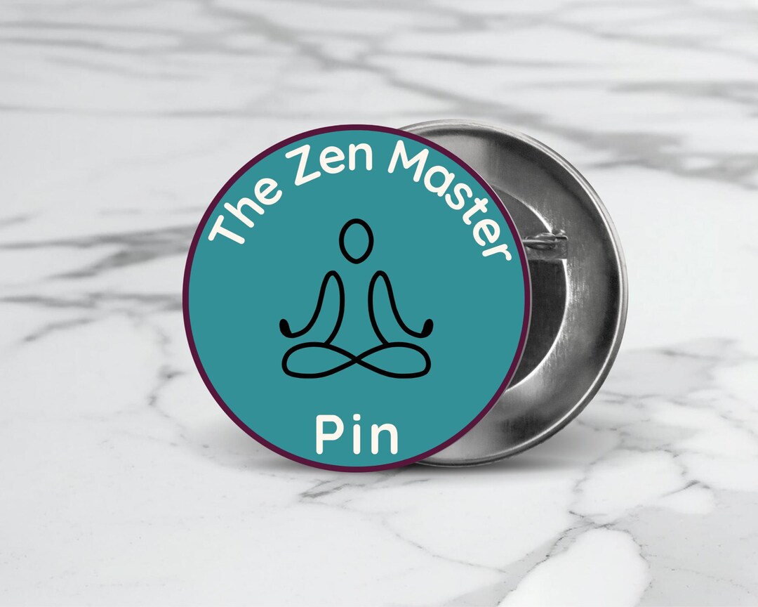 Award Pin Buttons, Employee Recognition Pin, the Zen Master Pin ...
