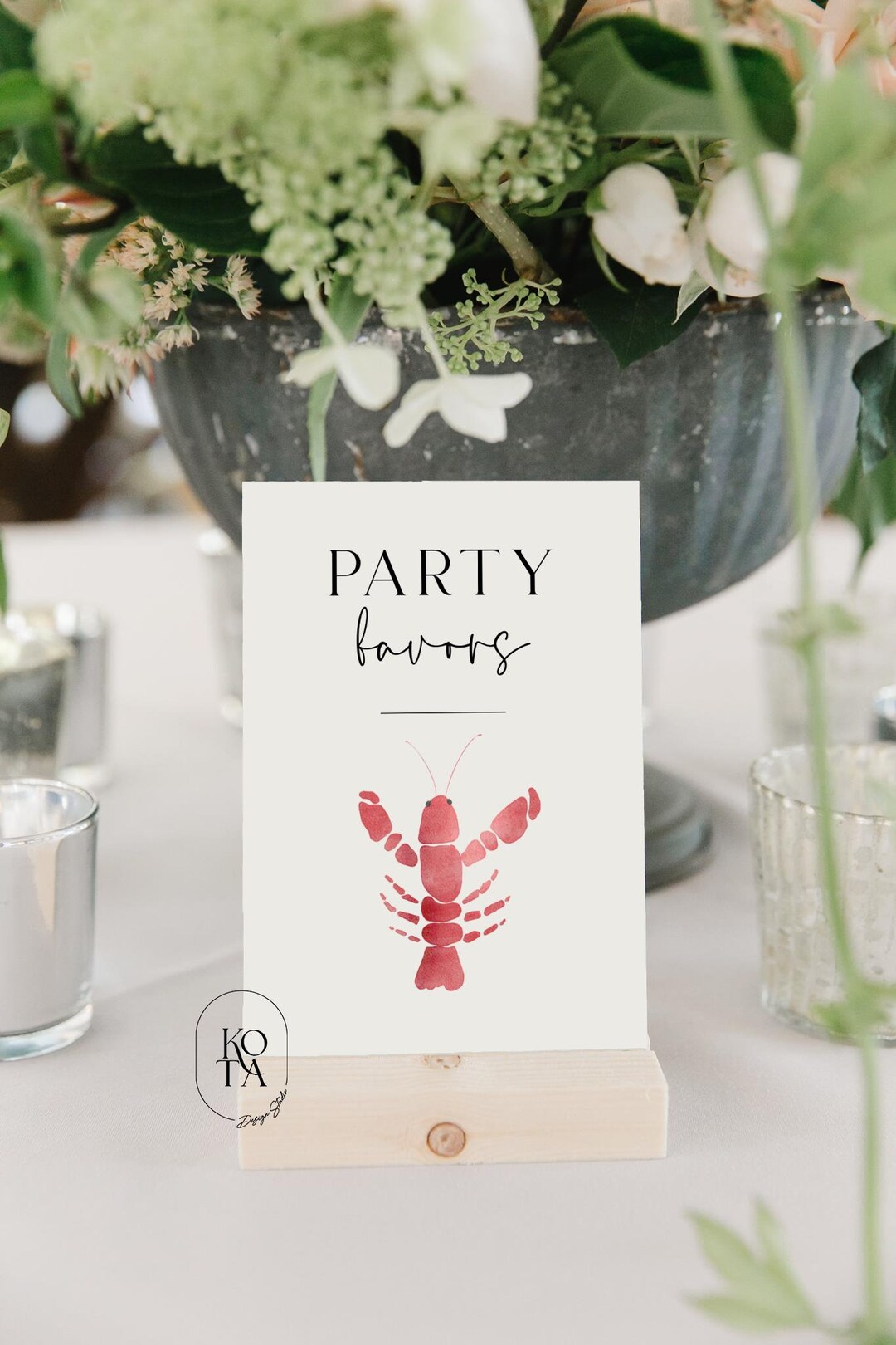 Louisiana Crawfish Party Favor Sign, Crawdad Gift Sign, Crawfish, Red ...