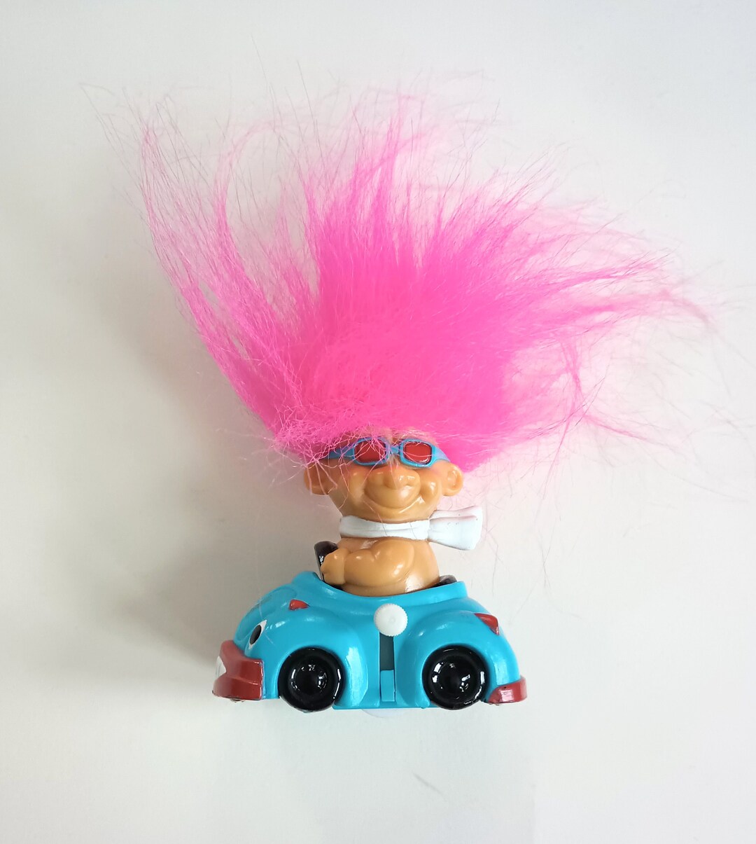 Vintage 1990s Troll Magnet, Wind up Troll Toy Magnet, Vintage Toy ...
