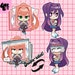 DDLC Double Sided Charm - Etsy Canada