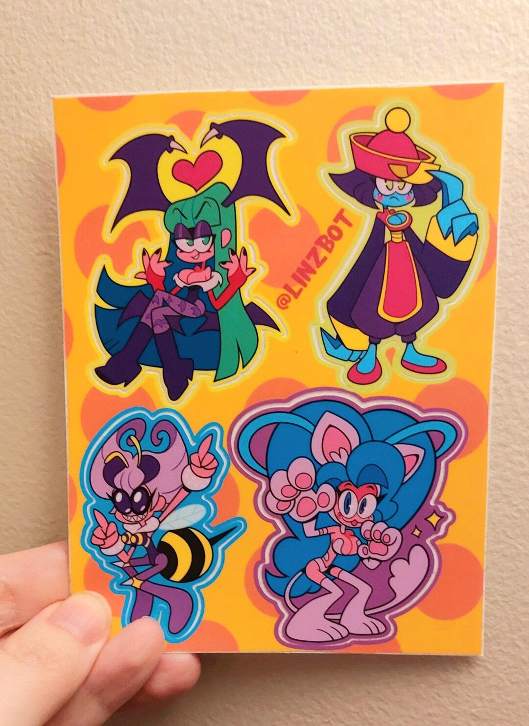 Darkstalkers Vampire Savior Girls Sticker Sheet - Etsy