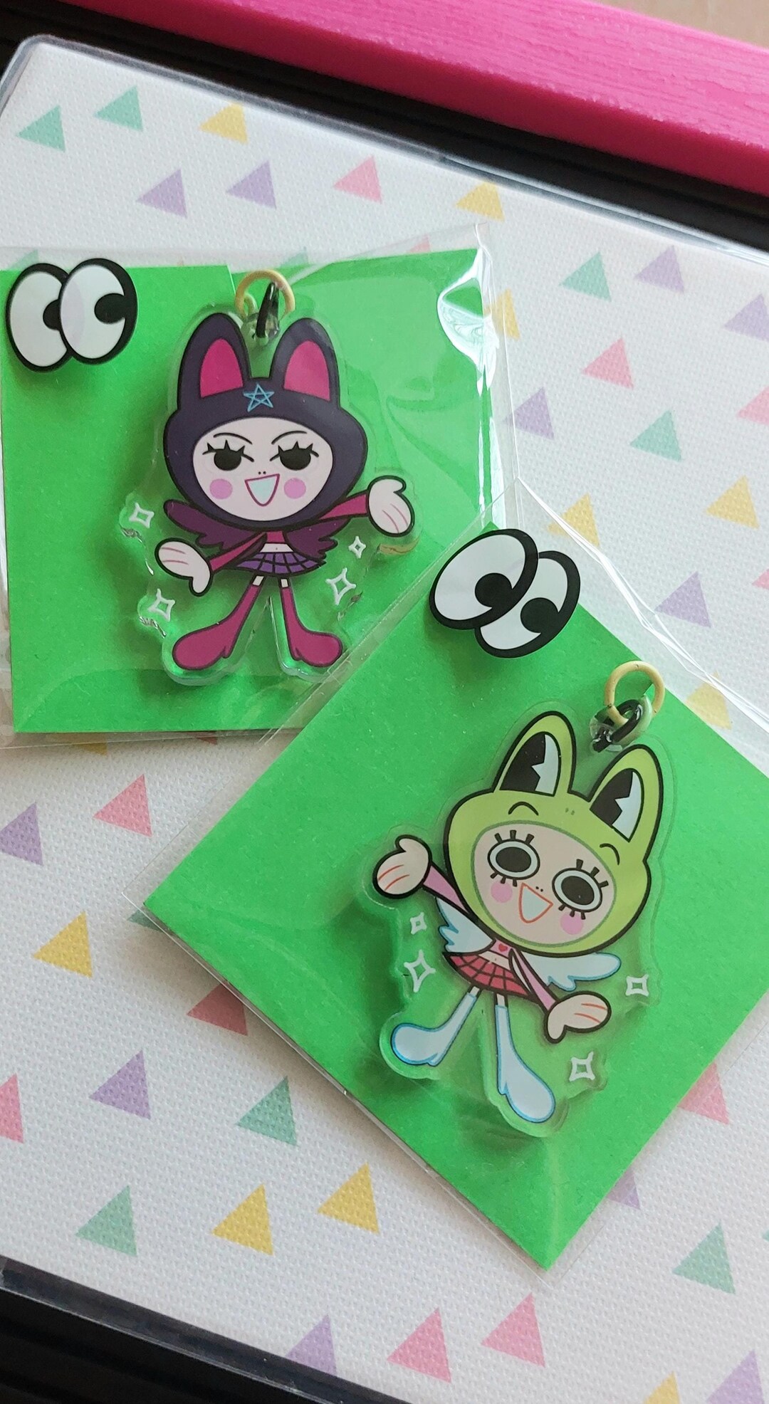 DDR Oshare Devil Zukin Double Sided Charm - Etsy