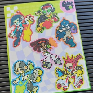 Jet Set Radio Sticker Sheet - Etsy
