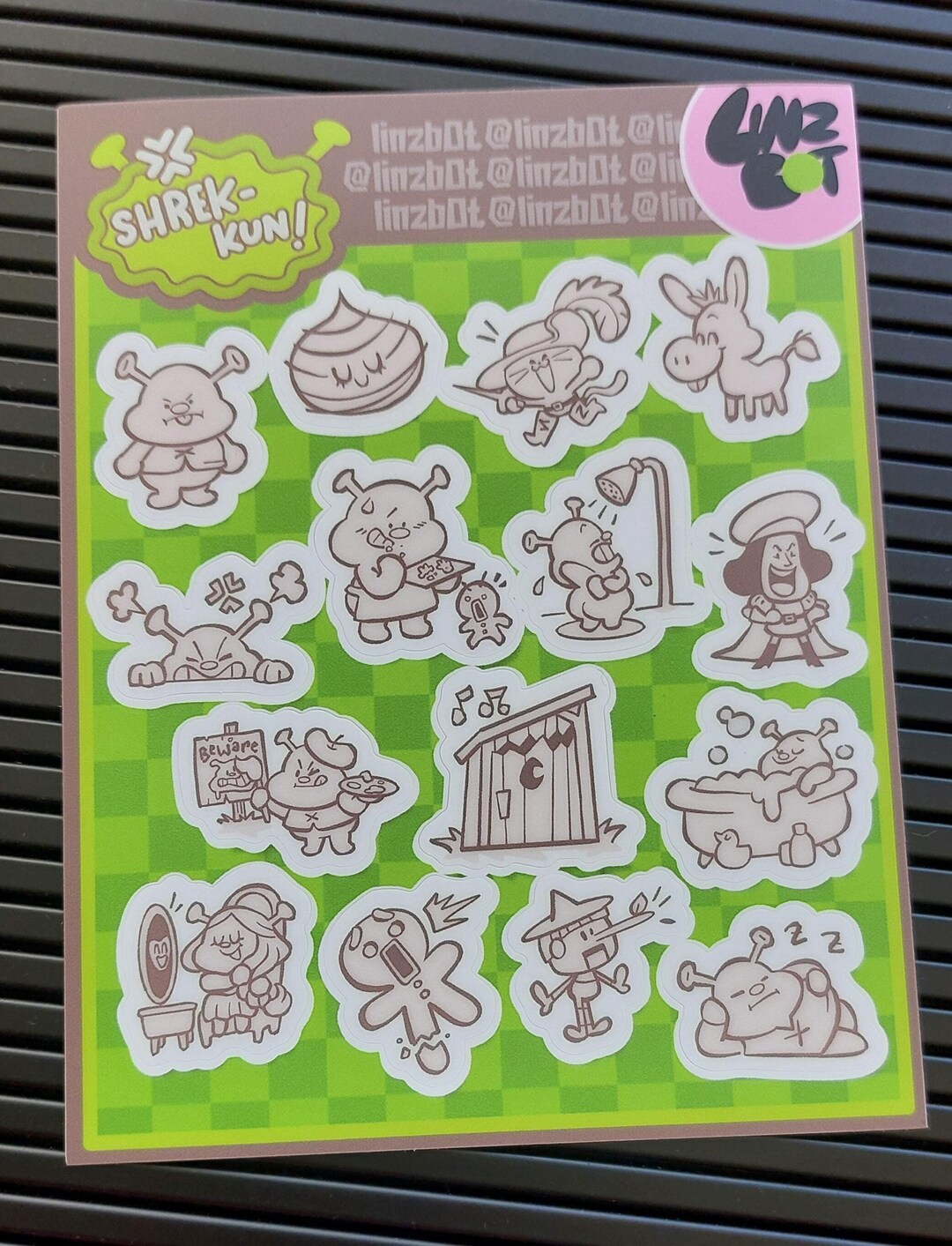Lil Shrek Sticker Sheet - Etsy