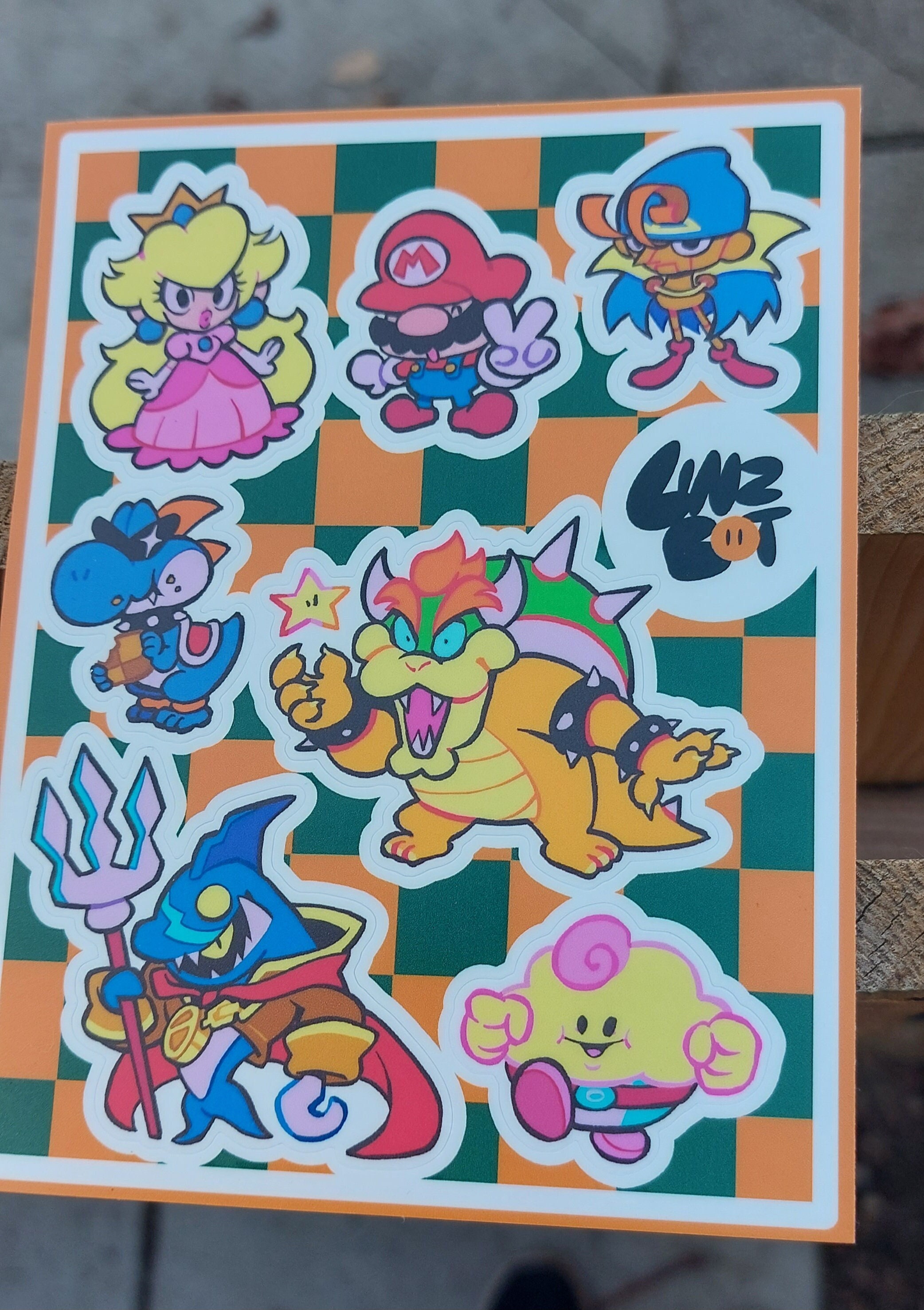 Mario RPG Sticker Sheets - Etsy