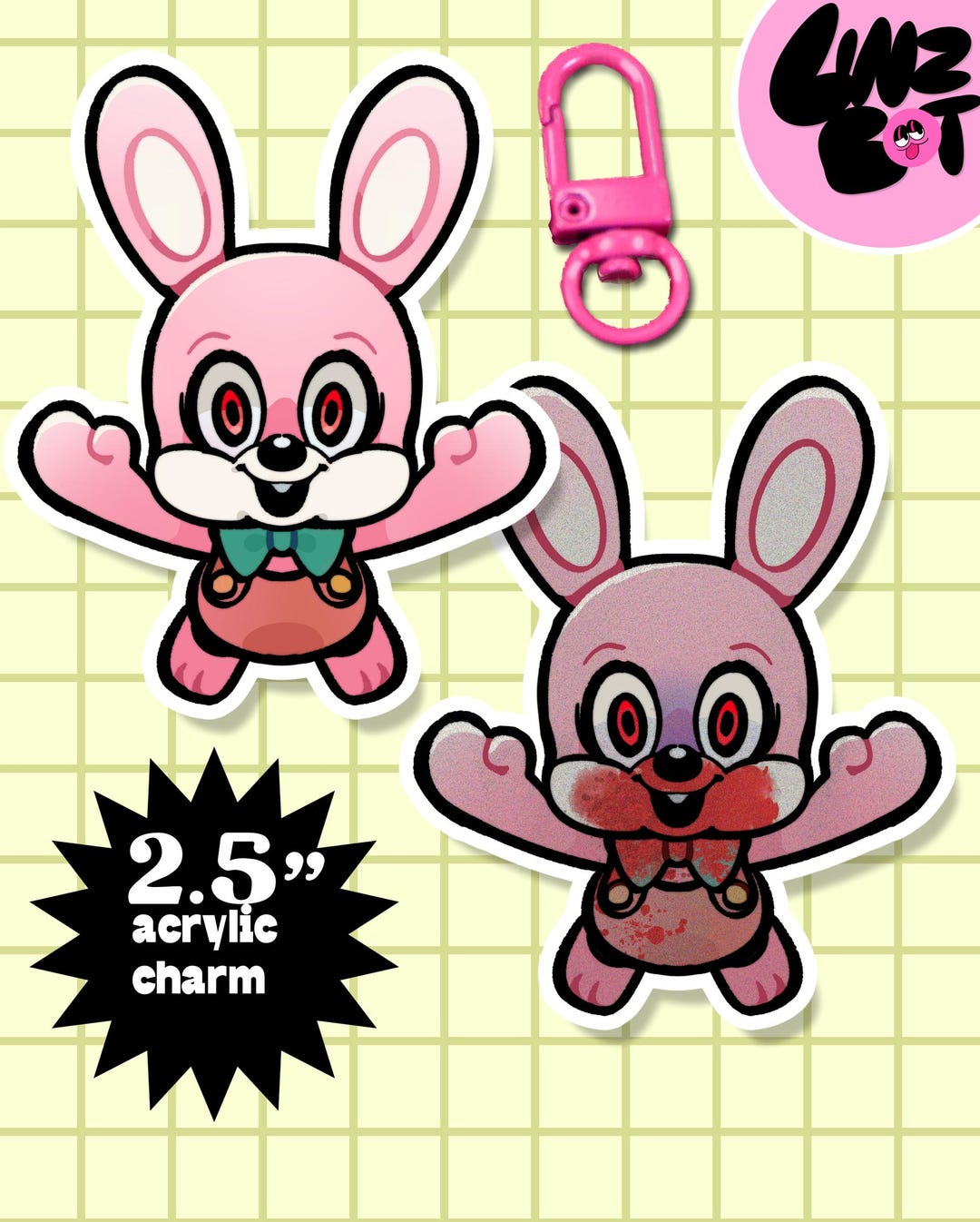 Robbie the Rabbit Keychain Silent Hill - Etsy