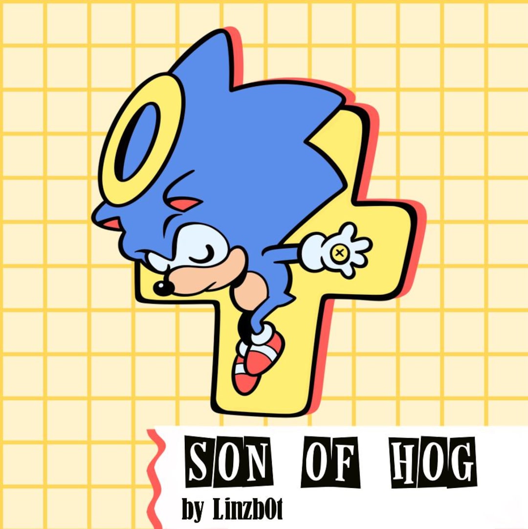 Son of Hog Sonic the Hedgehog Crucified Enamel Pin - Etsy Australia