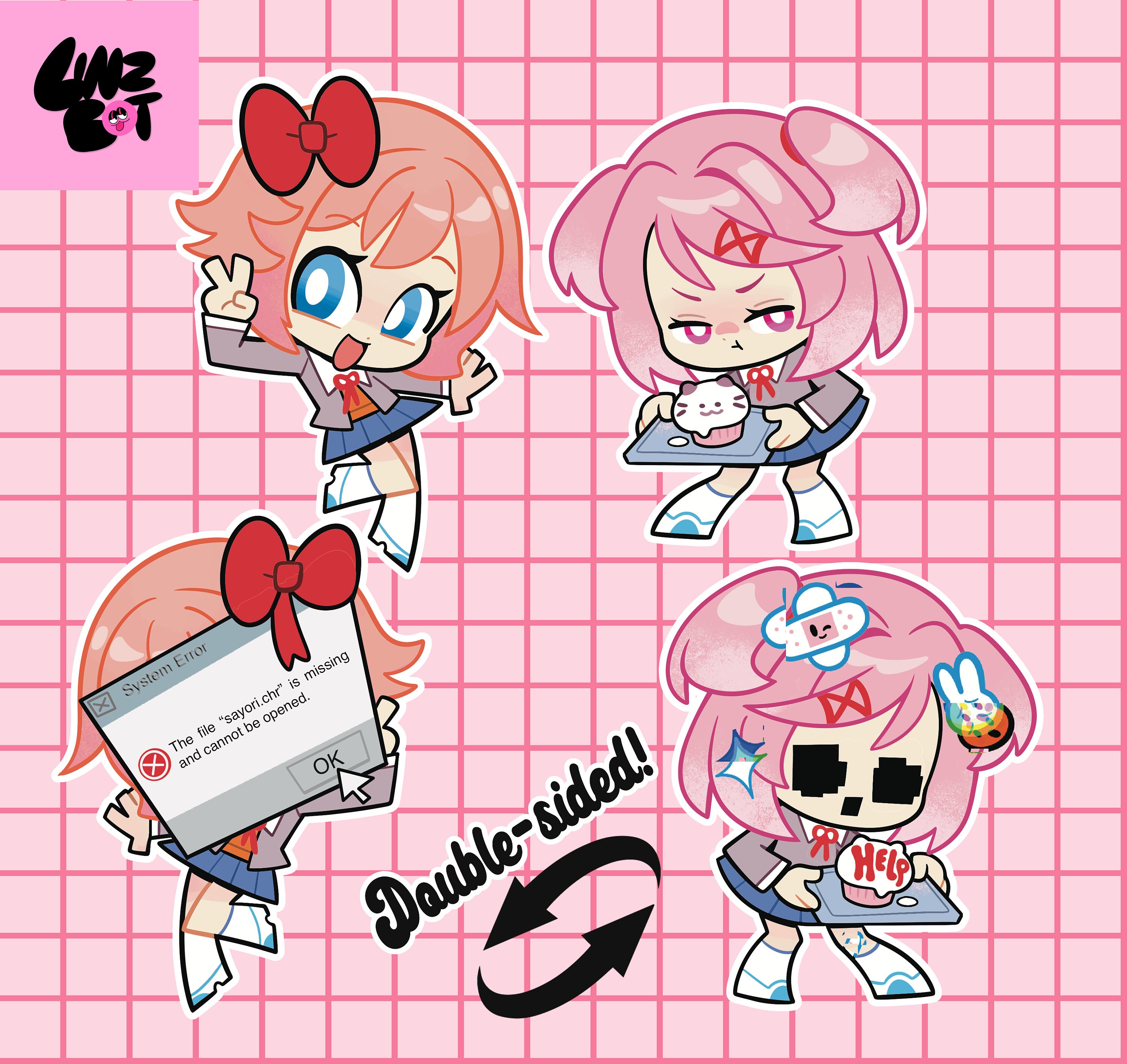 DDLC Double Sided Charm - Etsy