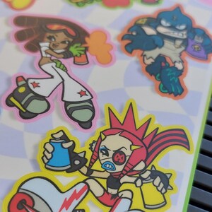 Jet Set Radio Sticker Sheet - Etsy
