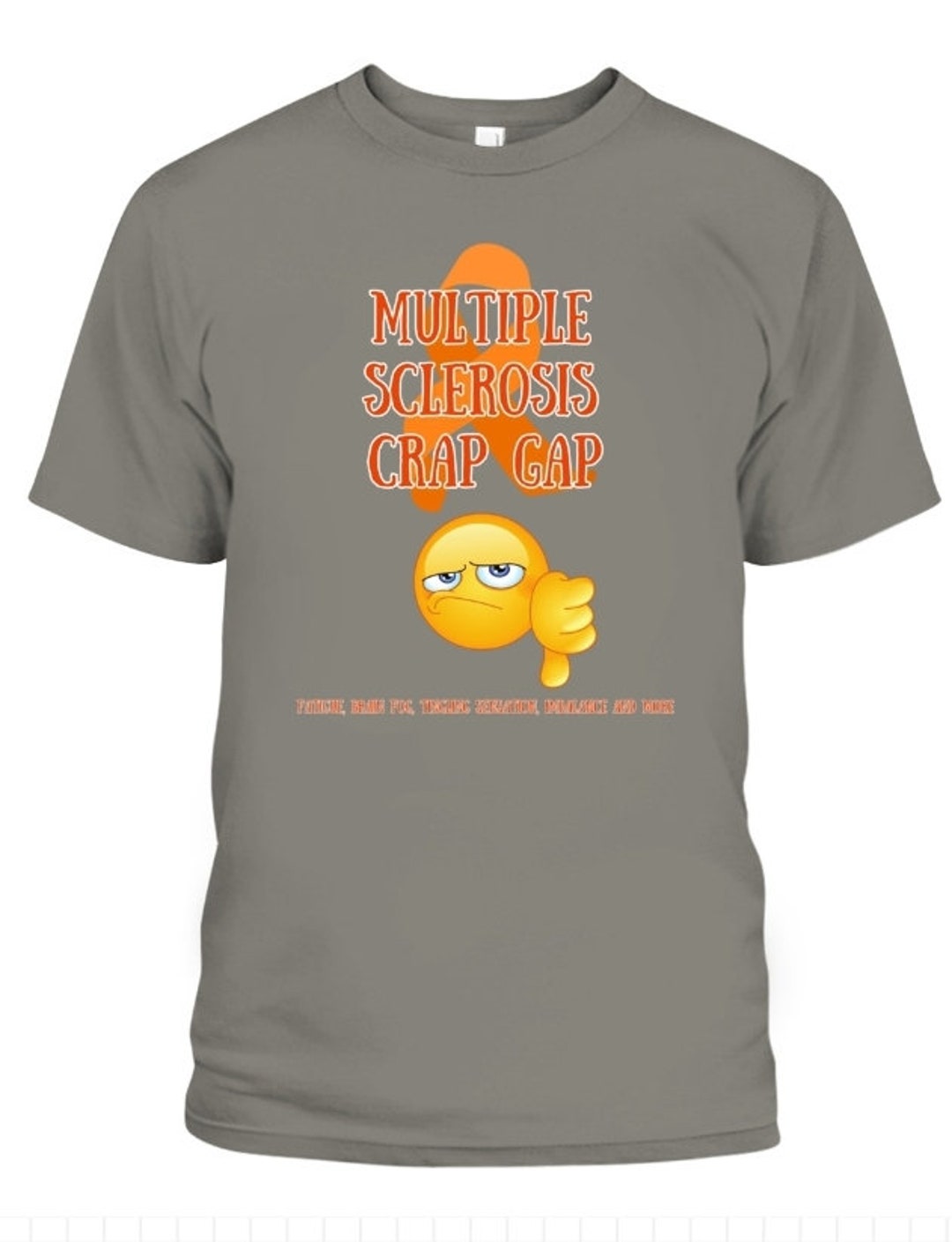 Multiple Sclerosis Awareness Shirt, MS Crap Gap Shirt, Crap Gap ...