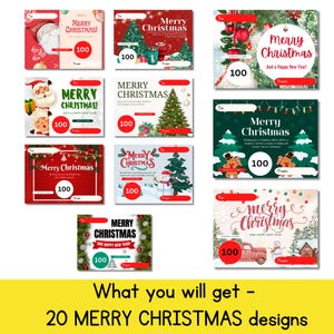 Christmas Scratch off Cards for Party Holidays New Year Fun Game for ...