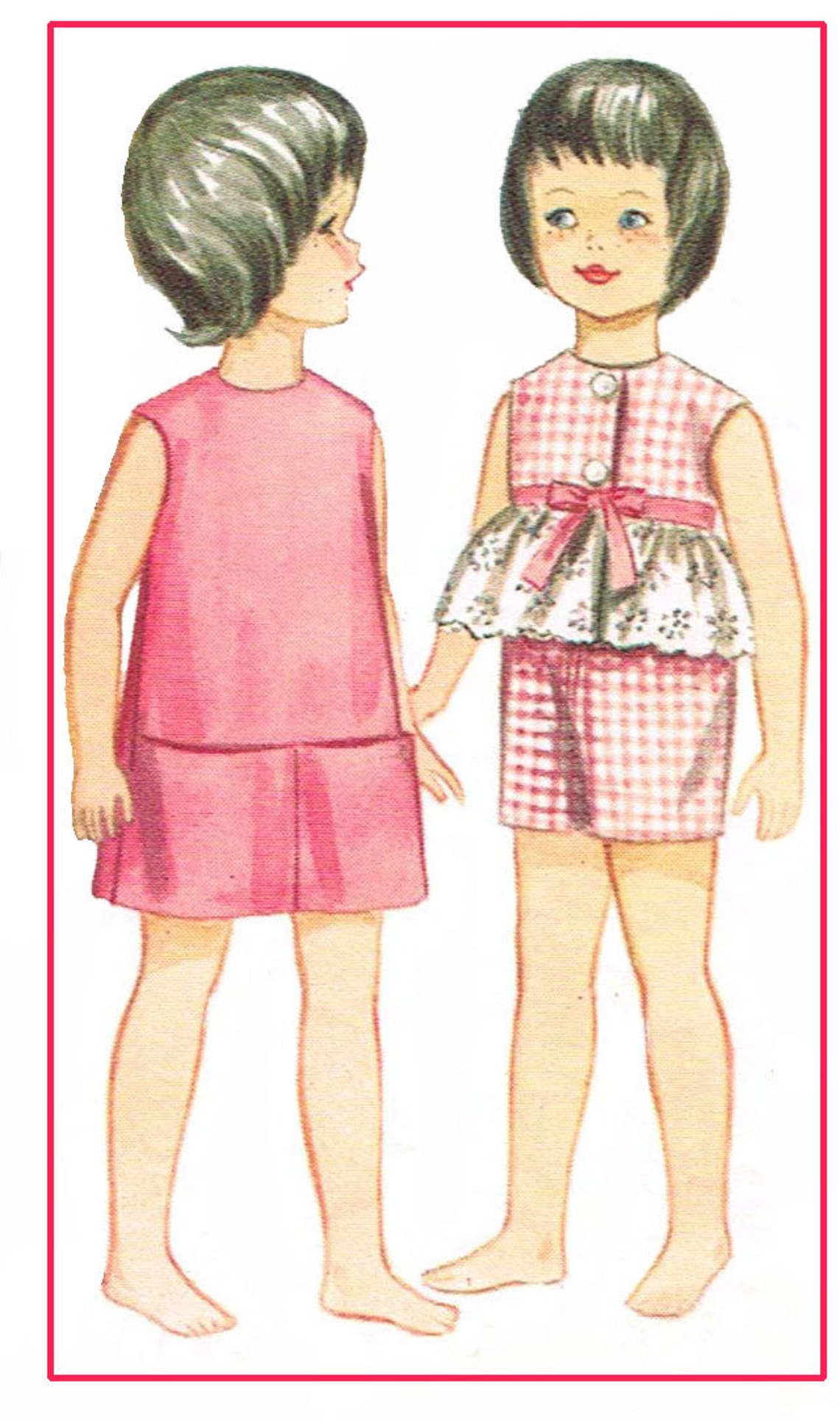 Butterick 3350 PDF Doll Sewing Pattern for 9 1/2 Inch Dolls - Etsy