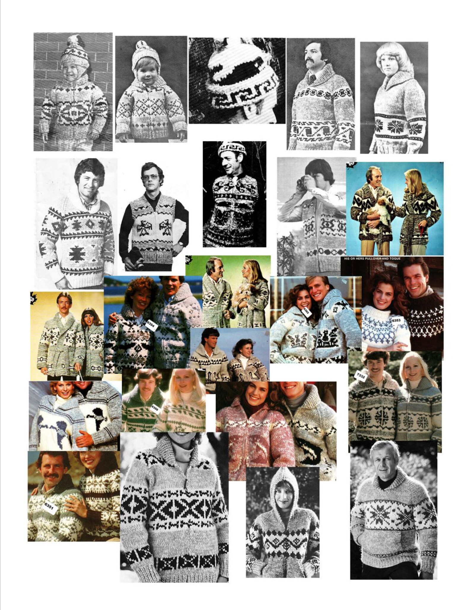 64 White Buffalo, Chinook, Cowichan Indian Sweater,hat Knitting ...