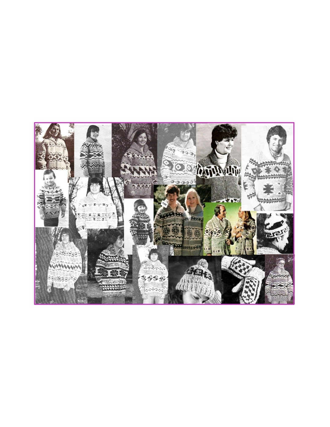 64 White Buffalo, Chinook, Cowichan Indian Sweater,hat Knitting ...