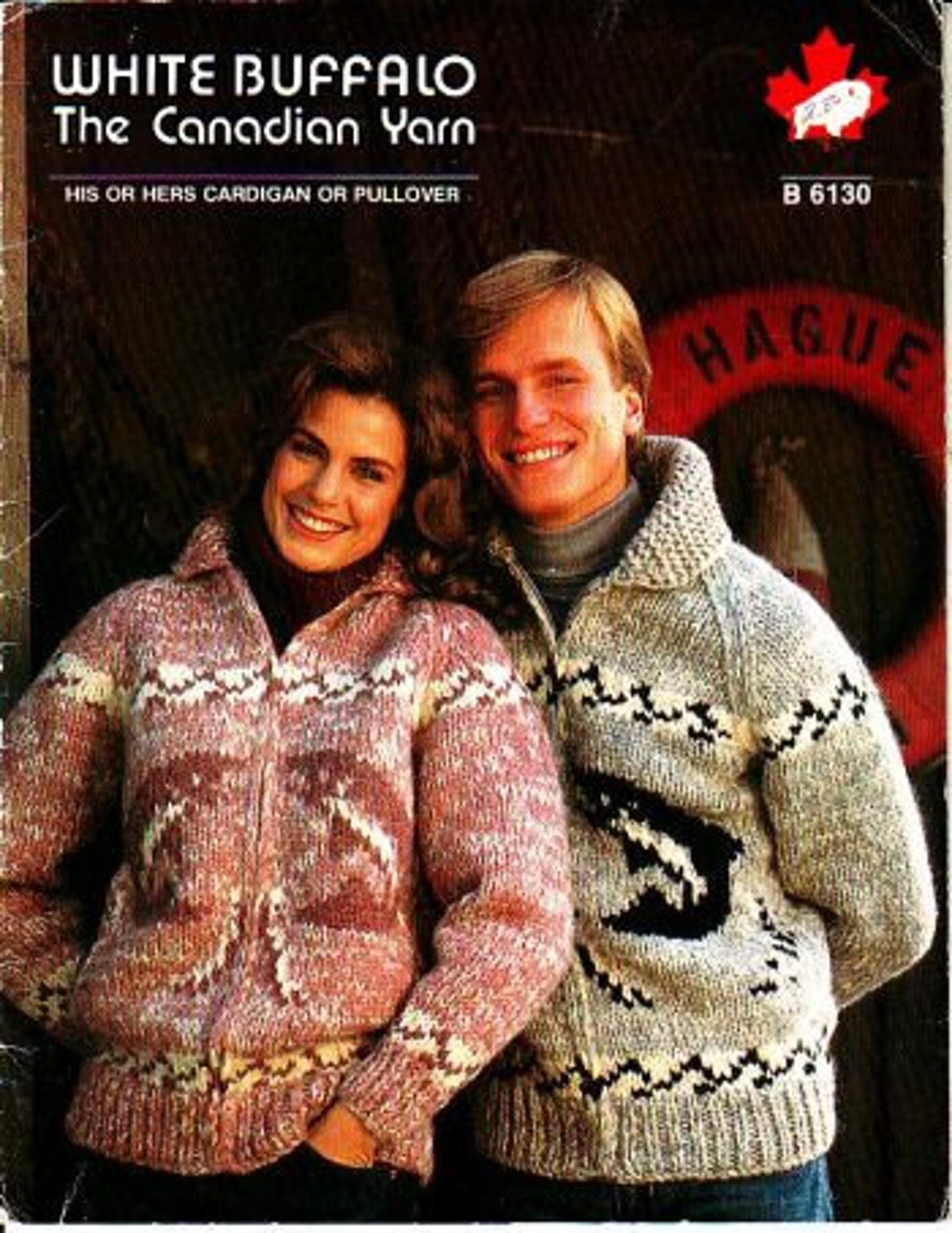 White Buffalo Salmon Motif Indian Sweater Knitting Pattern - Etsy