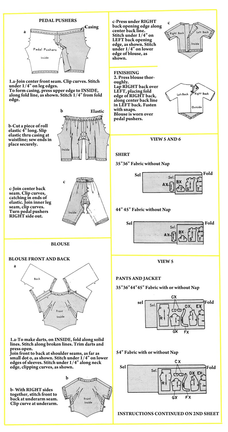 Simplicity 4422 Barbie Doll Clothes Sewing Pattern Hard Copy - Etsy