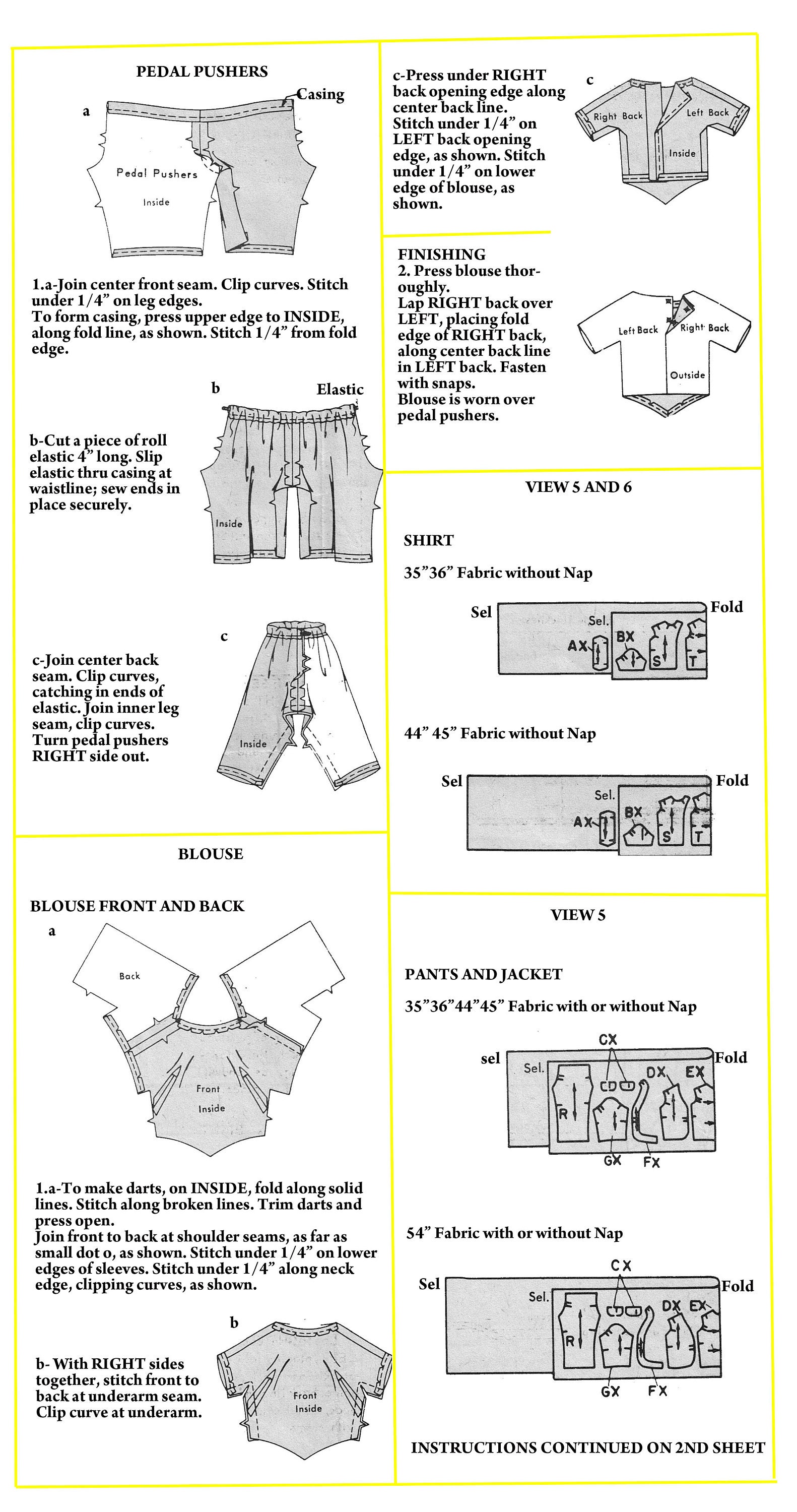Simplicity 4422 Barbie Doll Clothes Sewing Pattern Hard Copy - Etsy