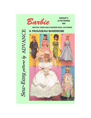 Vintage Barbie Pattern 6901 Part1 - Etsy Canada