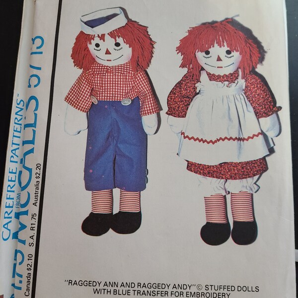 Raggedy Ann Pattern - Etsy