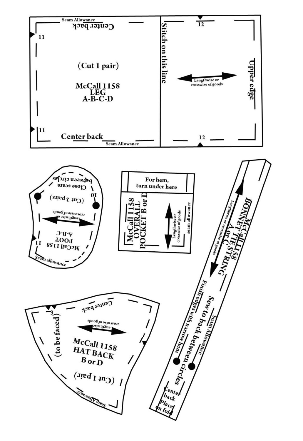1940's Mccall 1158 Boy and Girl Stuffed Doll Sewing - Etsy